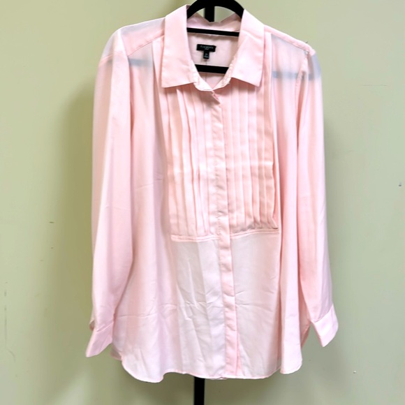 Talbots | Tops | Plus Size Talbots Peach Colored Blouse | Poshmark